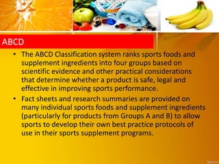 Caren Biddulph Sports Nutrition - Sydney Expo Presentation | PPTX