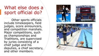 Sports Officiating | PPTX