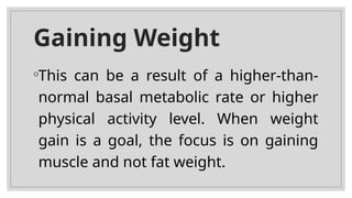 Sports Officiating gaining weight and losing weight.pptx