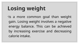 Sports Officiating gaining weight and losing weight.pptx