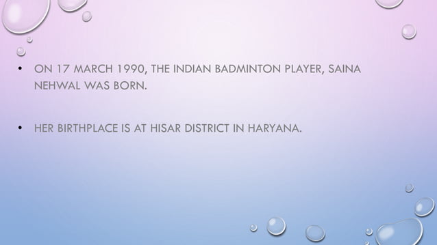 Sports person in india saina nehwal | PDF