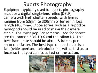 Sports photography | PPTX