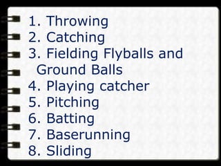 Important Aspects to Consider in Learning a Sport | PPT