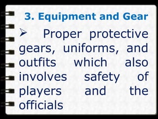 Important Aspects to Consider in Learning a Sport | PPT