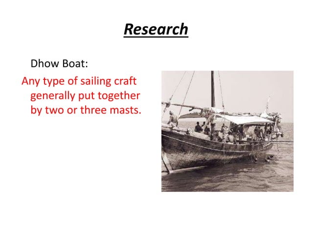 Dhow Boats | PPT