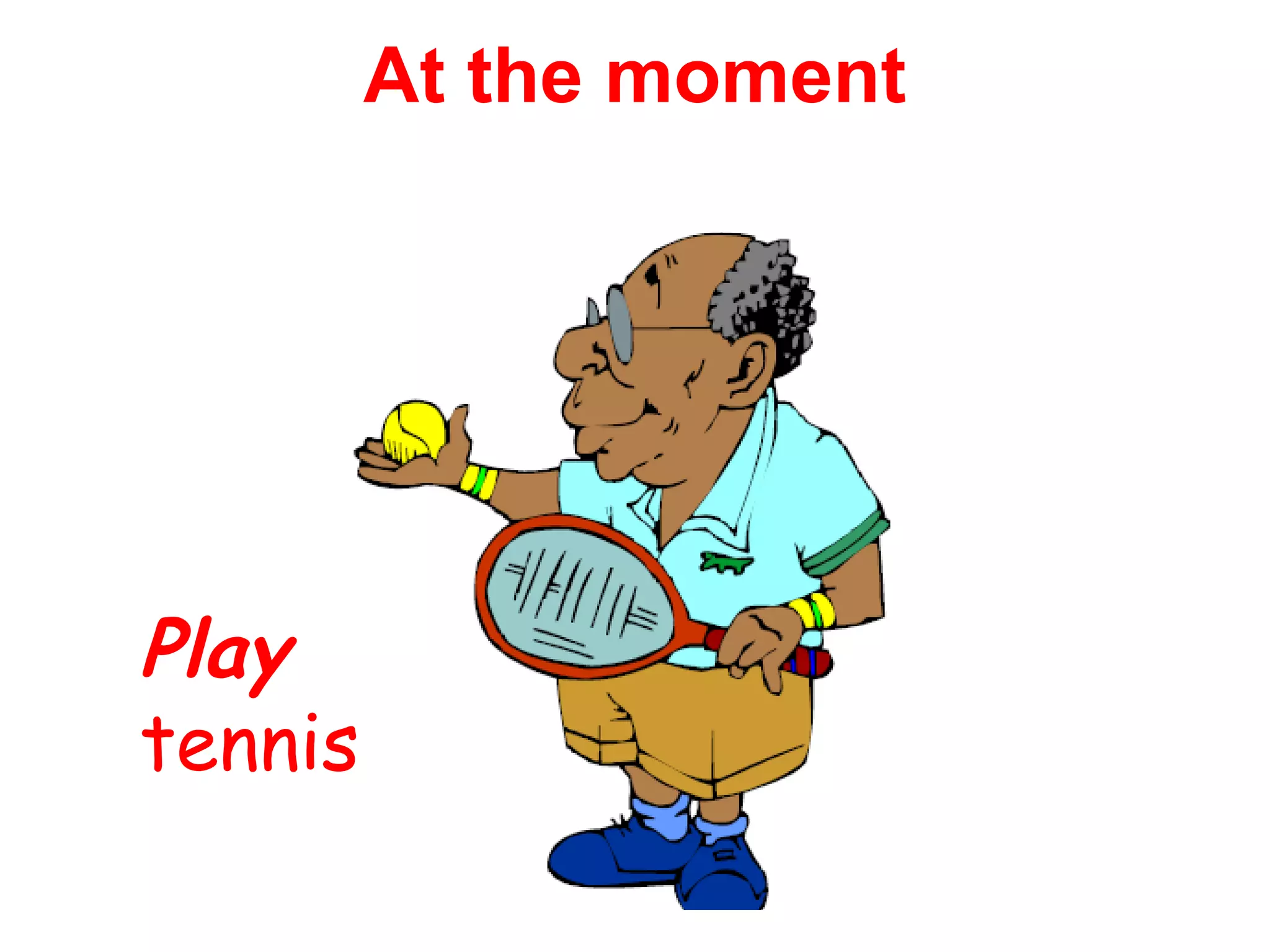 Sports + present simple vs present continuous | PPT