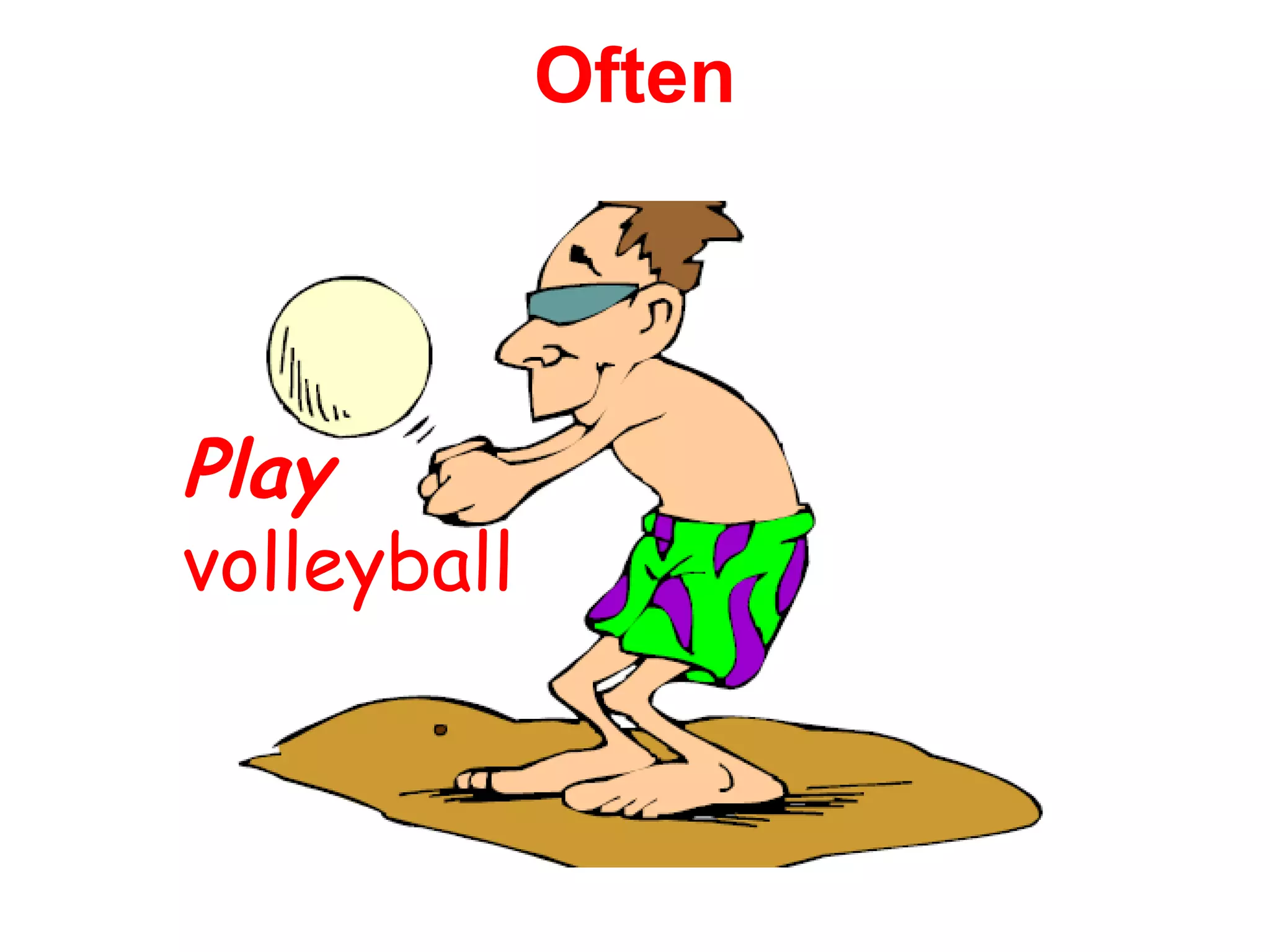 Sports + present simple vs present continuous | PPT