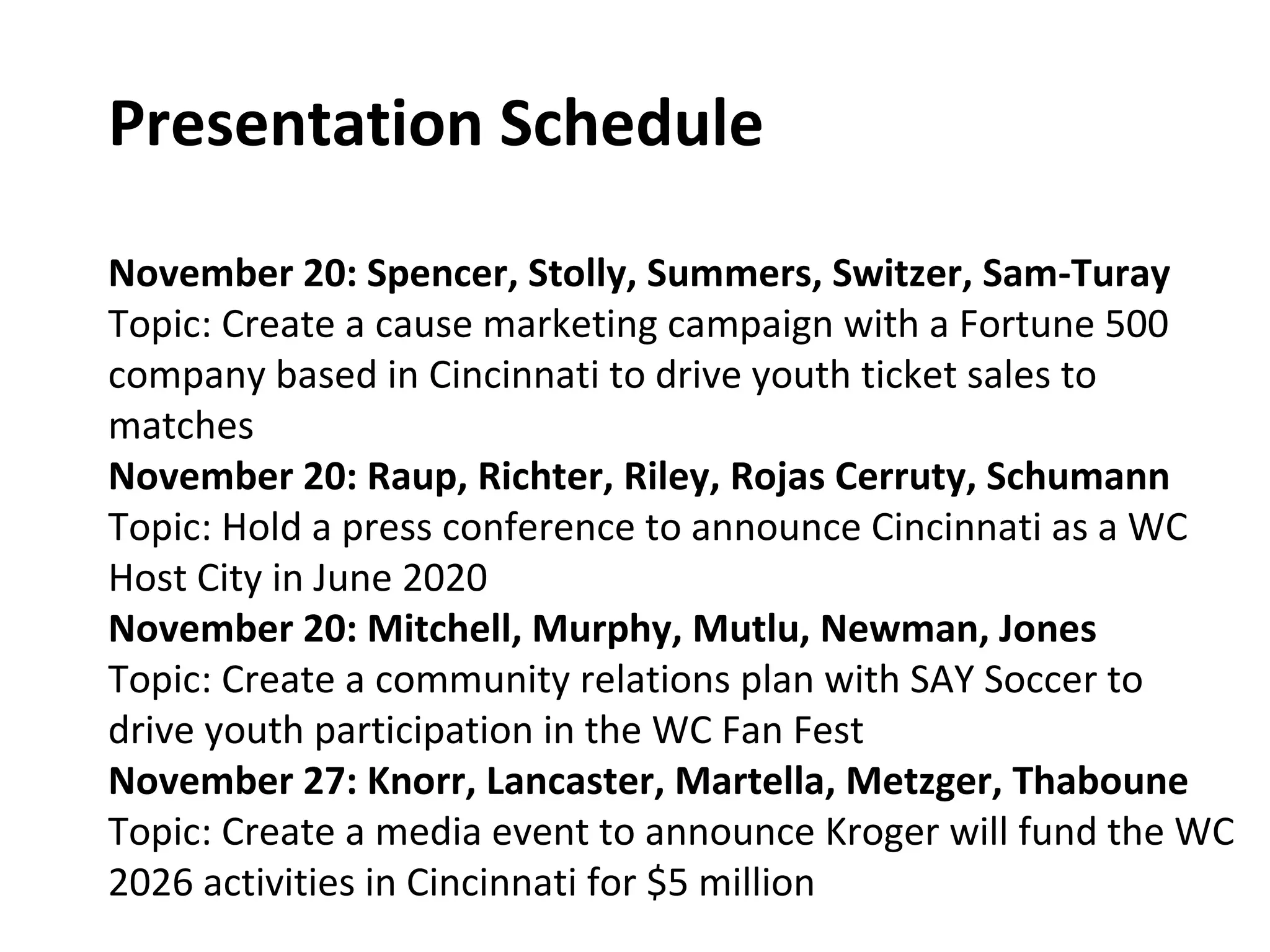 Sports PR Lecture, 11 13-18 | PPT