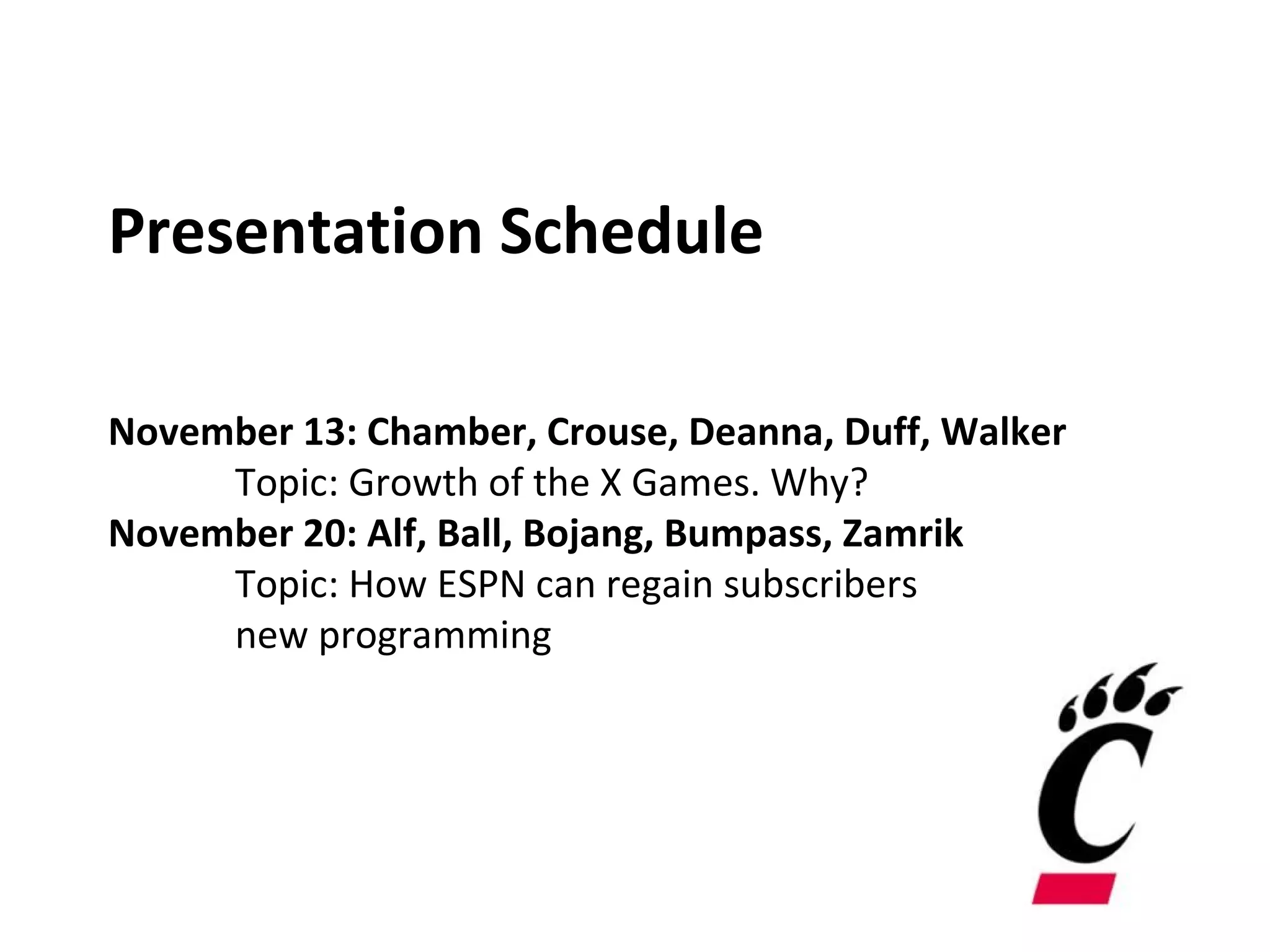 Sports PR Lecture, 11 13-18 | PPT