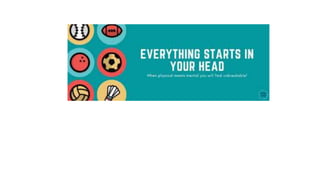 Sports Psychology and Mental health.pptx | Mental Health | Diseases and ...