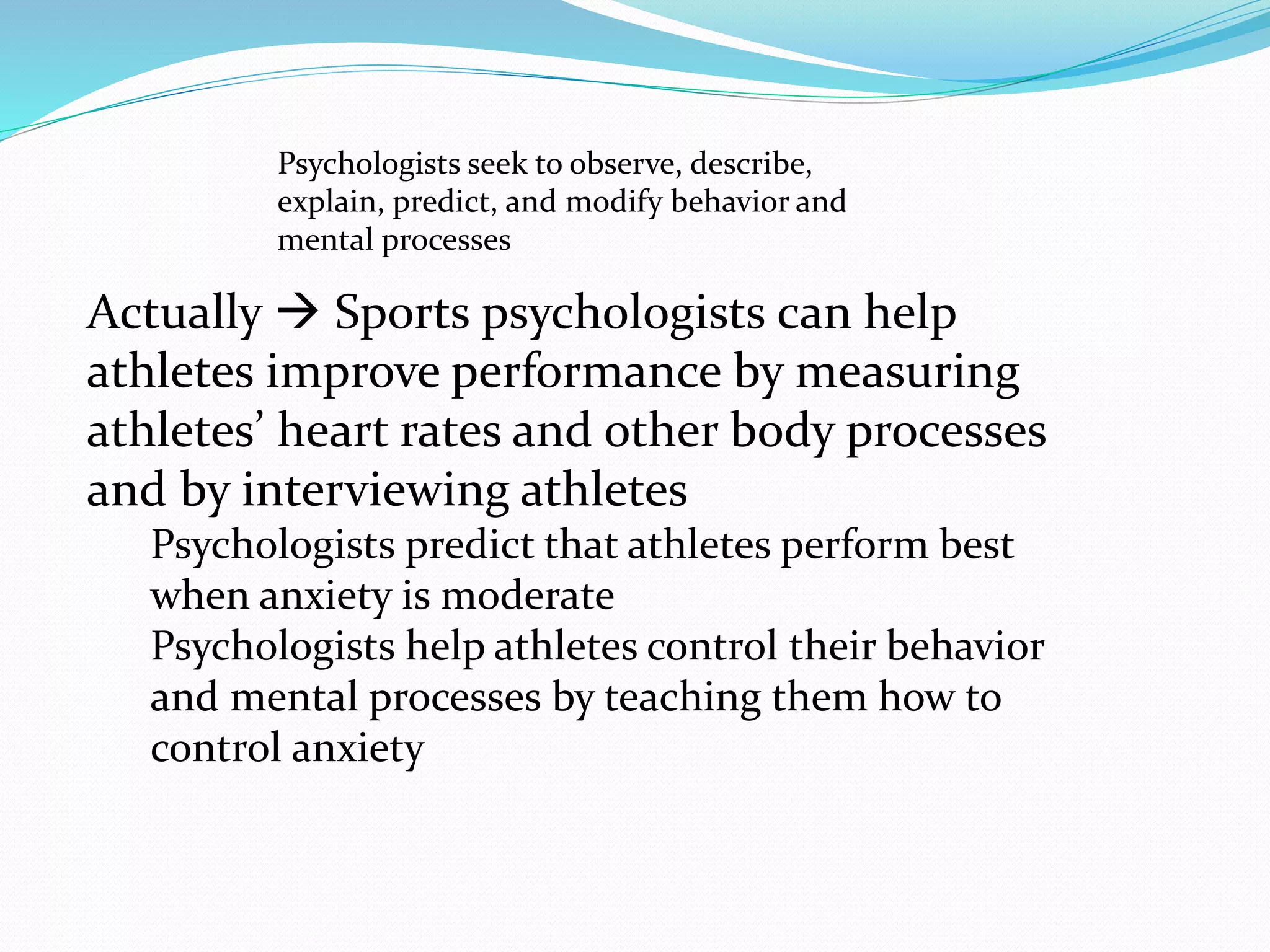 Sports psychology for research | PPTX