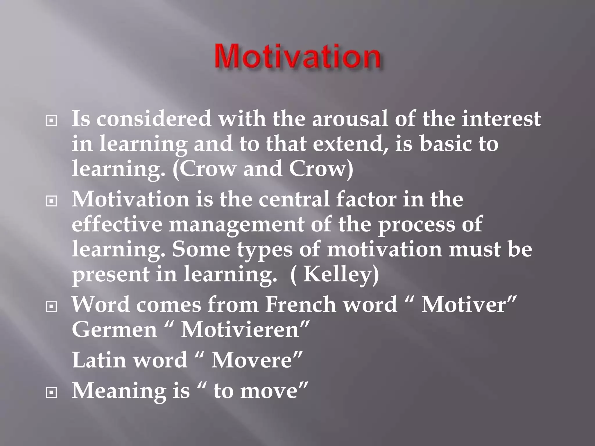 Sports psychology motivation | PPTX