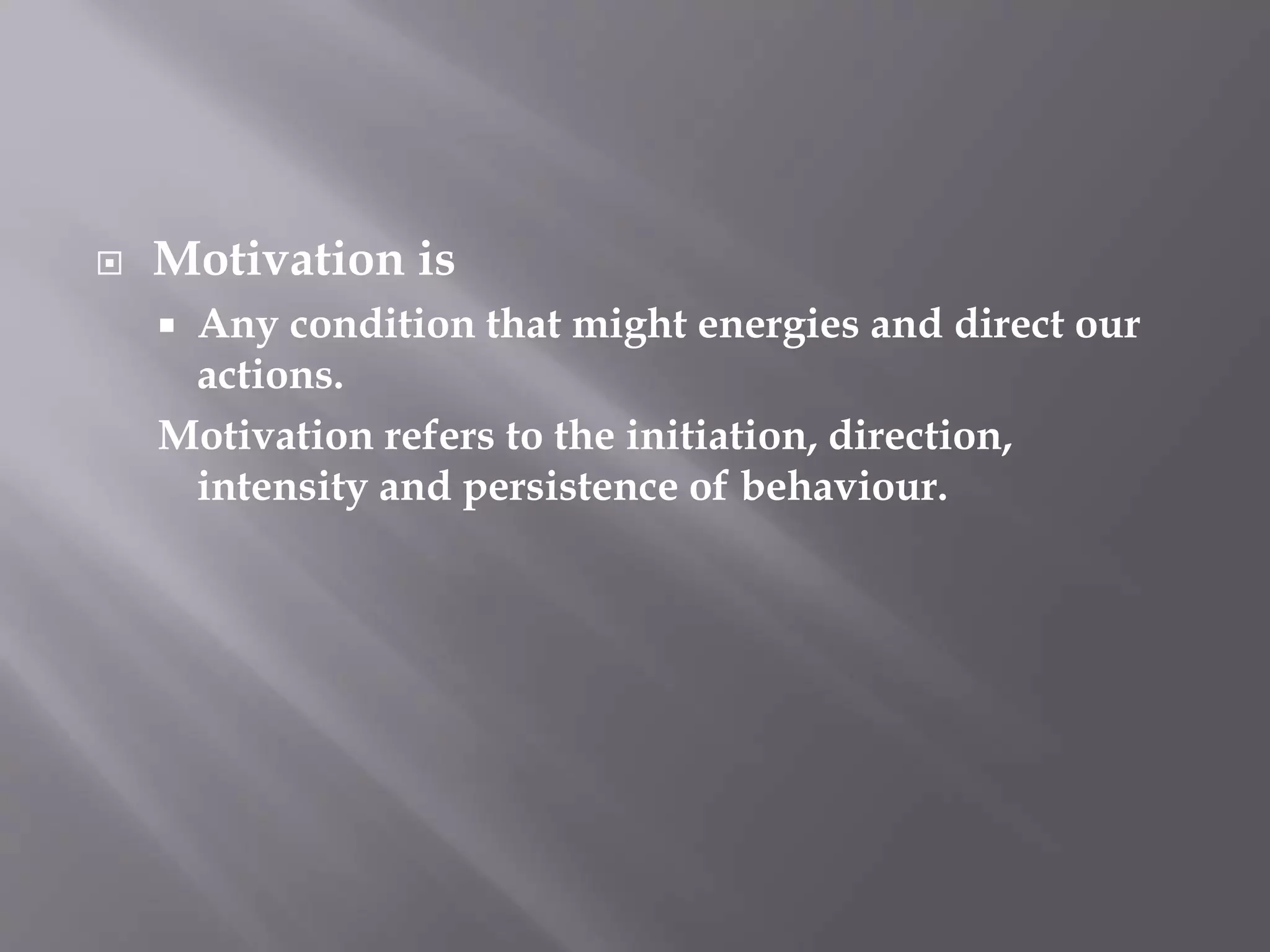 Sports psychology motivation | PPTX