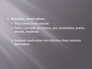 Sports psychology motivation | PPTX