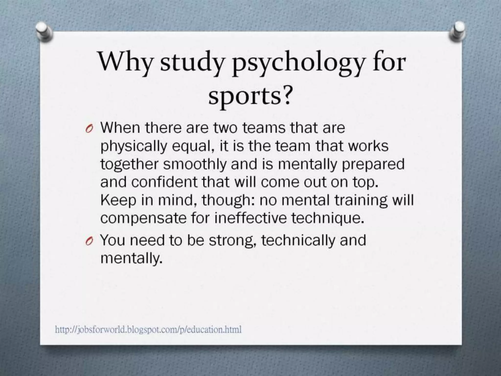Sports psychology | PPTX