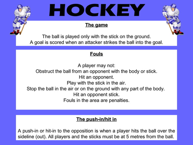 Sports rules resumidas | PPT