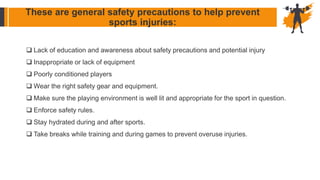 Sports Safety & Injury Prevention. joy | PPTX