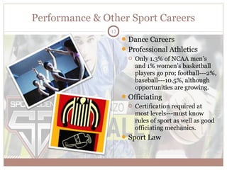 Sports Science Careers | PPT