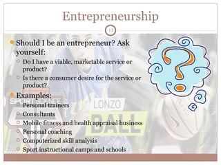 Sports Science Careers | PPT