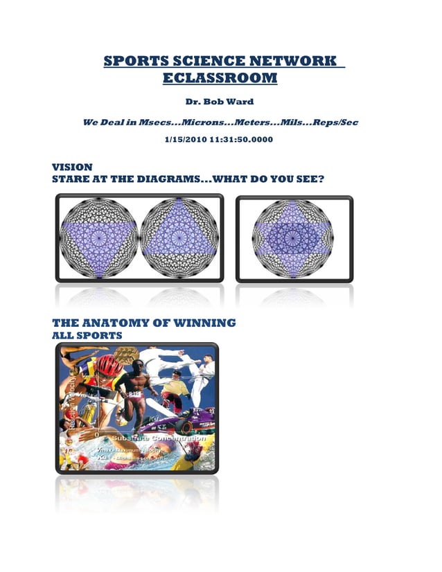 Sports Science Eclassroom Concept | PDF