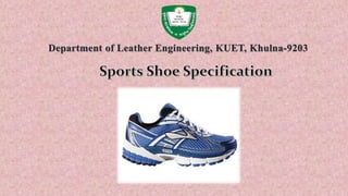 Sport shoe/Athletic shoe | PPTX