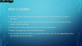 Sports team management | PPT