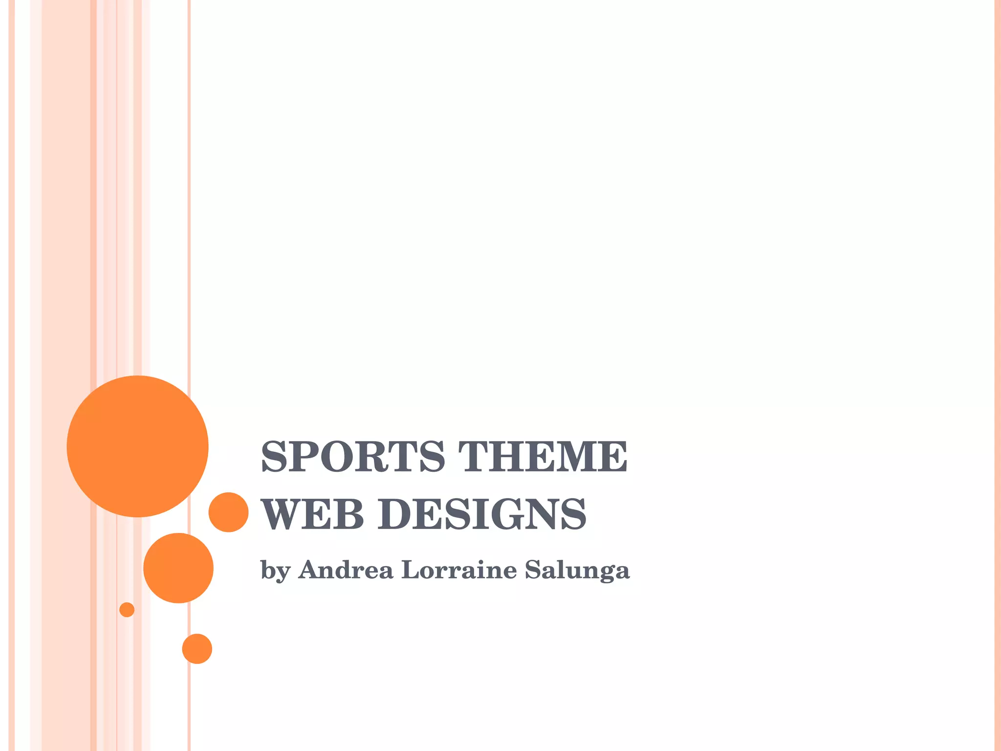 Sports Theme | PPT