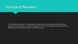 SPORTS TRAINING : Meaning, importance and Principles | PPTX