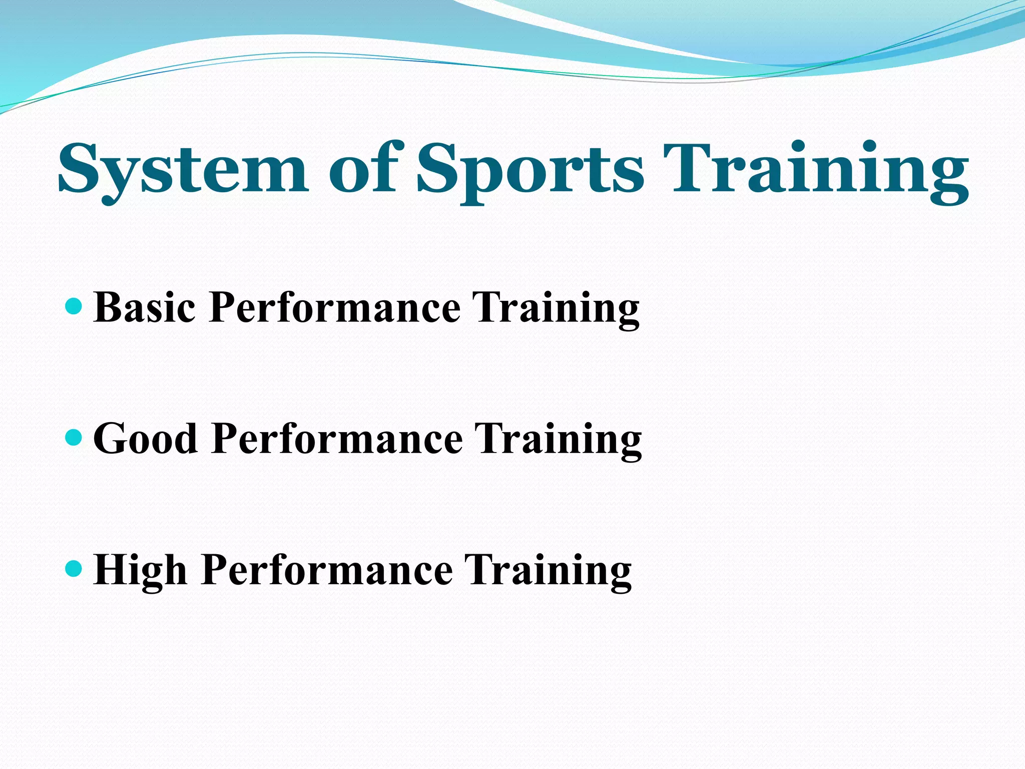 Aim, Objectives and Principles of Sports Training | PPTX