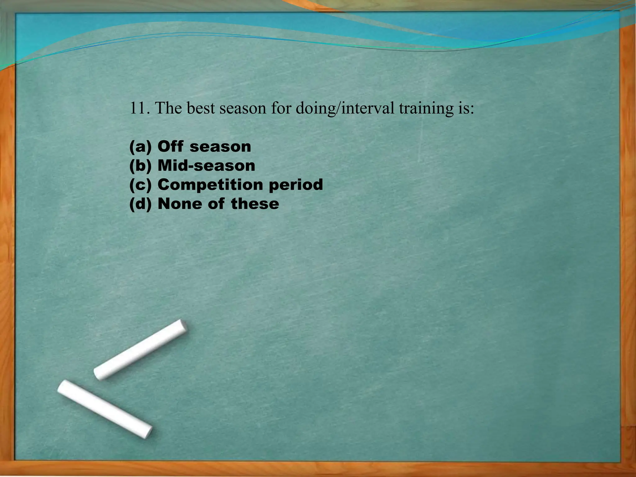 ( Sports training) All topic (MCQs).pptx | Running and Jogging | Fitness and Exercise