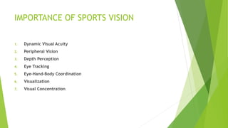 Sports vision | PPTX