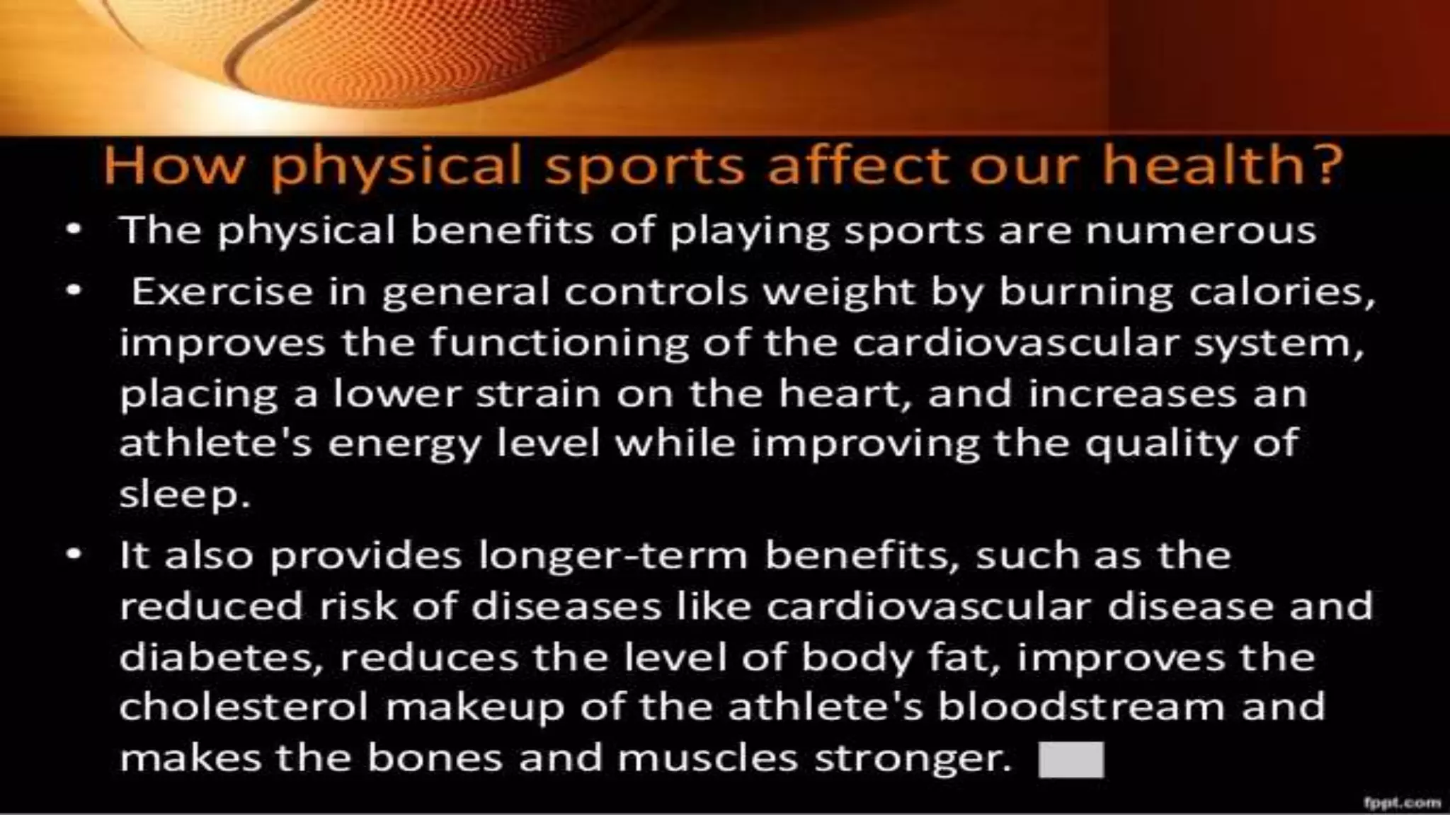 Sports visualization & presentation | PPTX