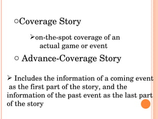 Sports writing | PPT