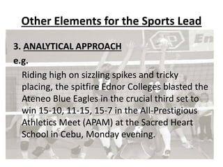 Sports writing | PPTX