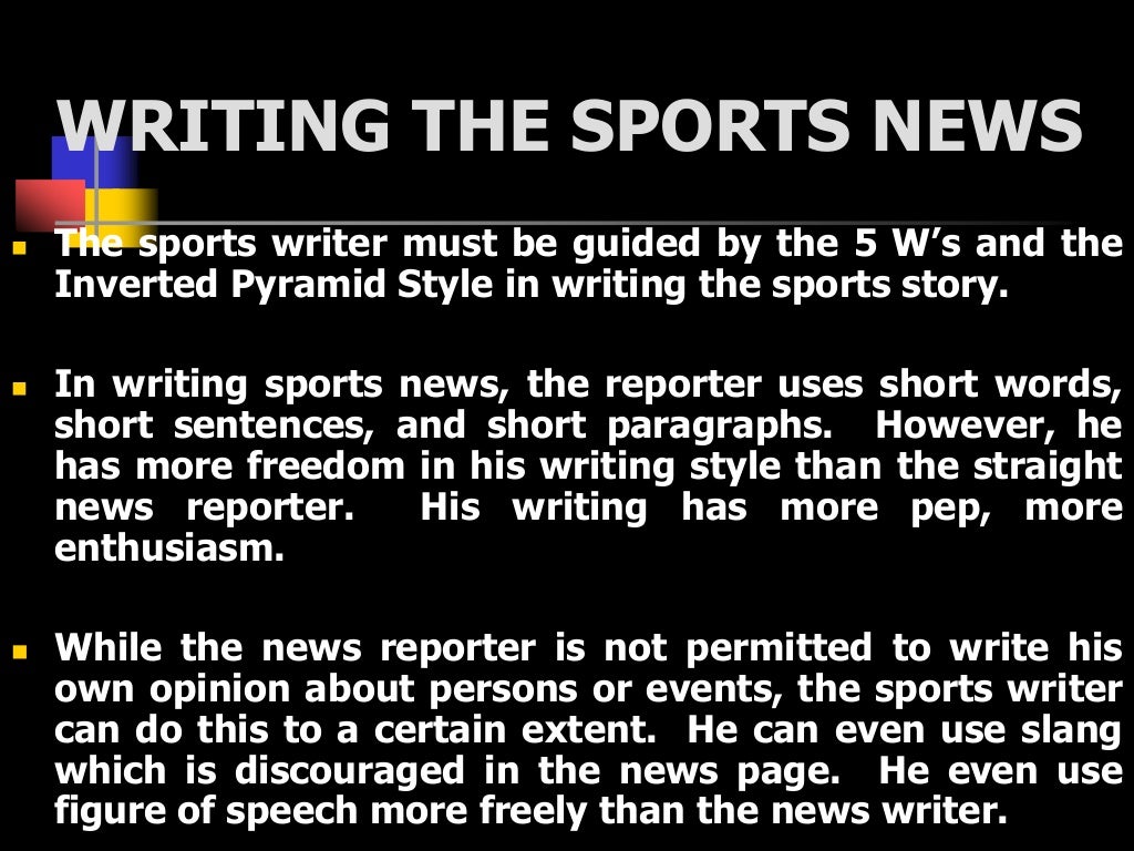 Sports Writing sports-writing