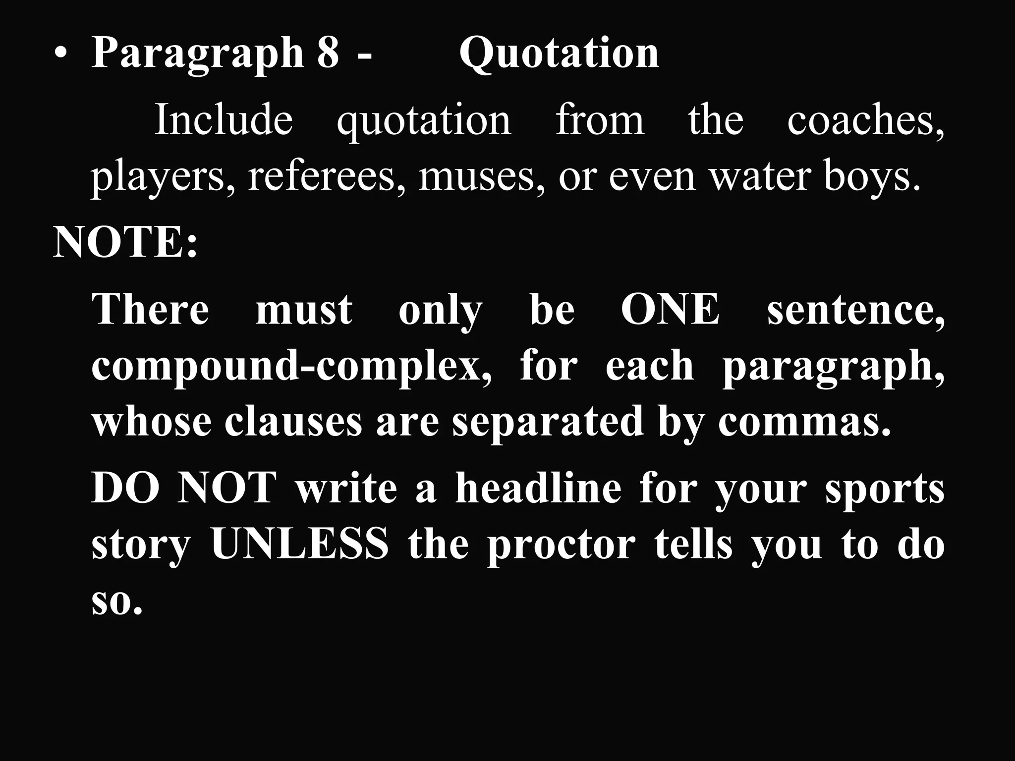 SportsWriting.ppt