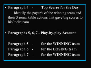 SportsWriting.ppt