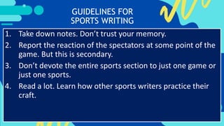 SPORTS WRITING.pptx