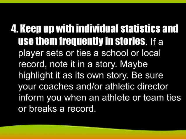 Sports Writing (Rules,Tips, Examples, etc) | PPT | Basketball | Sports