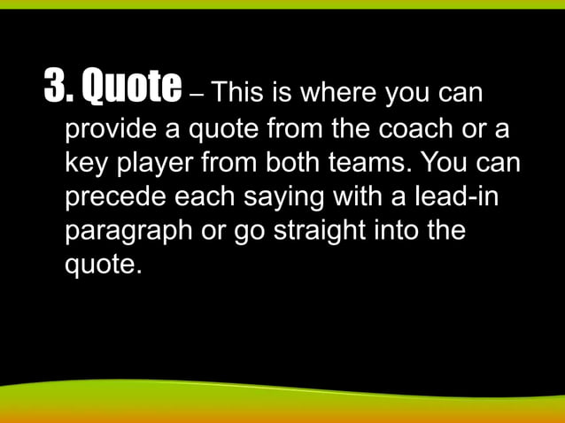 Sports Writing (Rules,Tips, Examples, etc) | PPT | Basketball | Sports