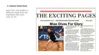 Sports Writing for campus journalism students | PPTX