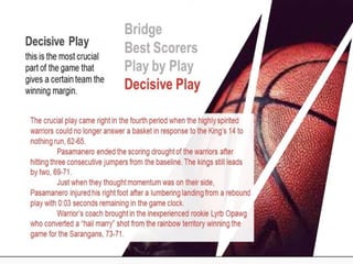 Campus Journalism 101 SPORTS WRITING .pptx | Sports