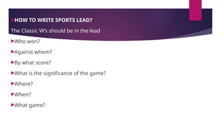 sports writing with example and explaination.pptx