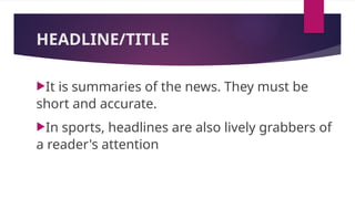 sports writing with example and explaination.pptx