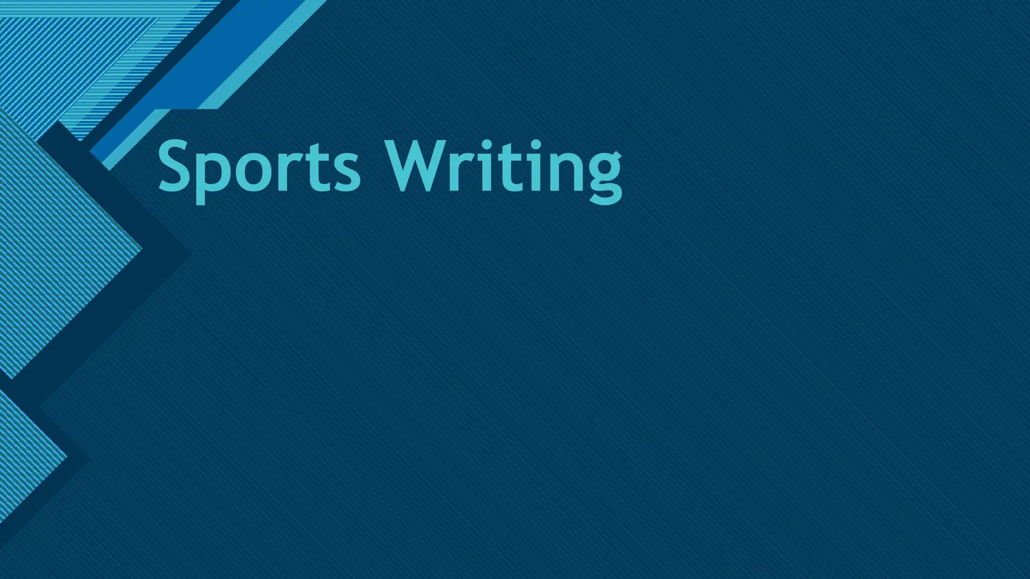Sports Writing-ppt.pptx