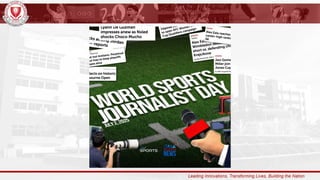 SPORTS WRITING 101.pptx sample ppt for journalism | PPTX