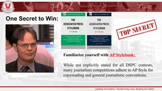 SPORTS WRITING 101.pptx sample ppt for journalism | PPTX