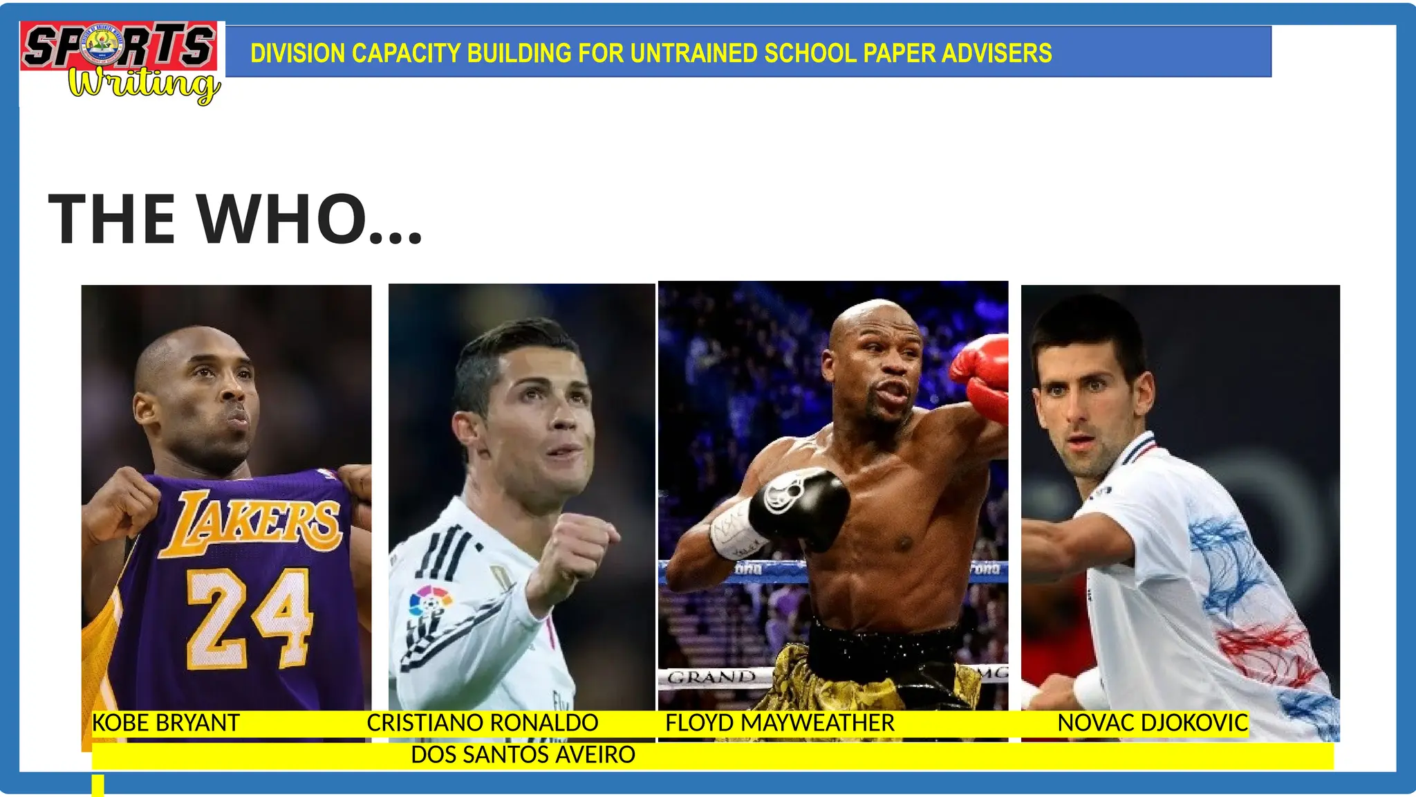 SPORTS WRITING Lesson and Activities for Campus Journalism | PPTX