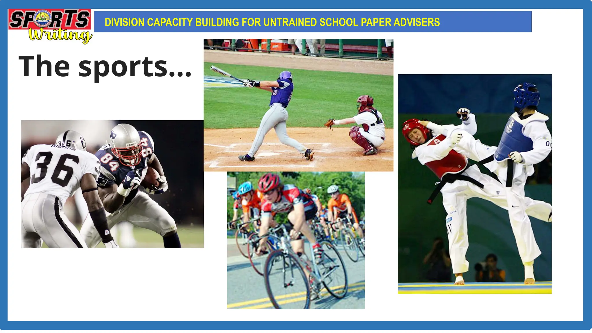 SPORTS WRITING Lesson and Activities for Campus Journalism | PPTX