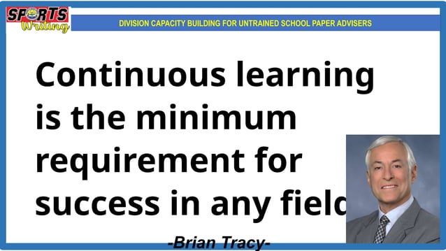 SPORTS WRITING Lesson and Activities for Campus Journalism | PPTX ...